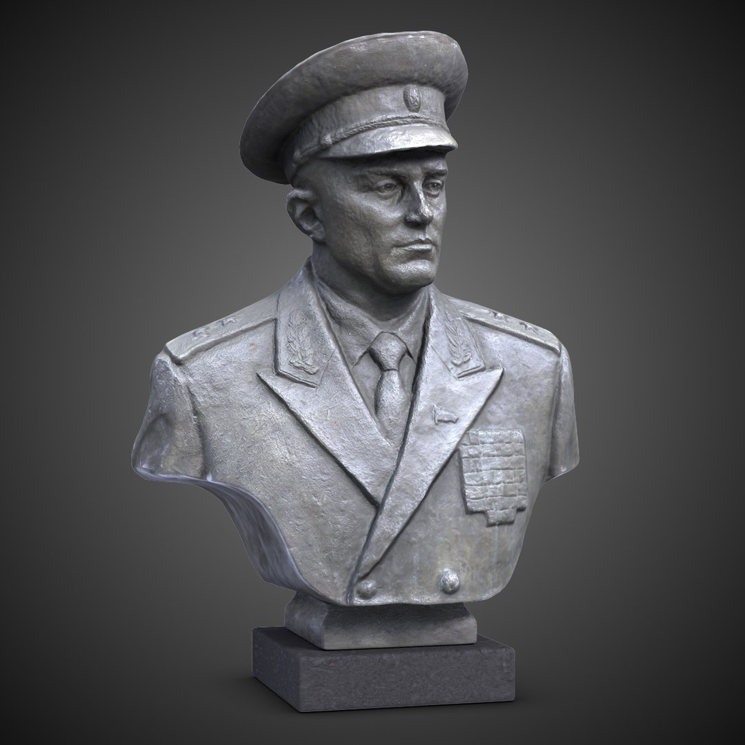 3d Soldier Bust