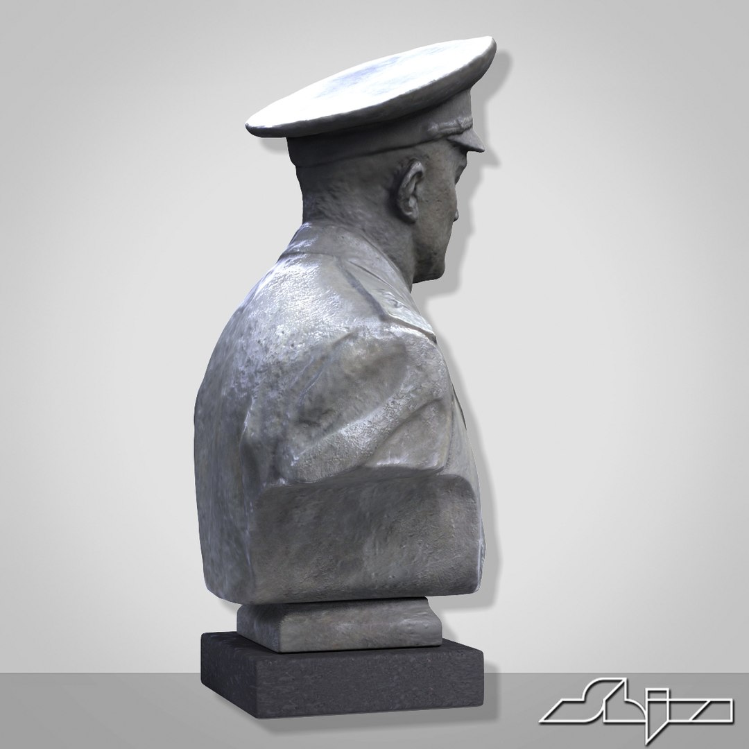 3d Soldier Bust