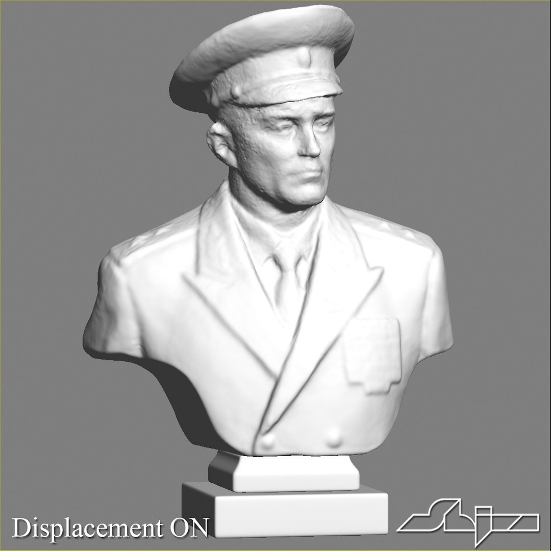 3d Soldier Bust