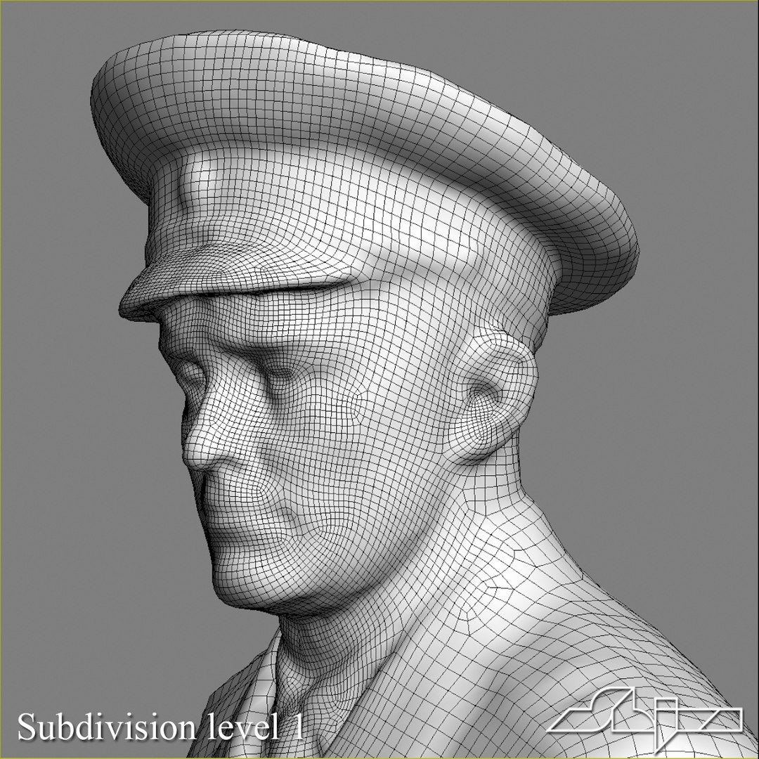 3d Soldier Bust