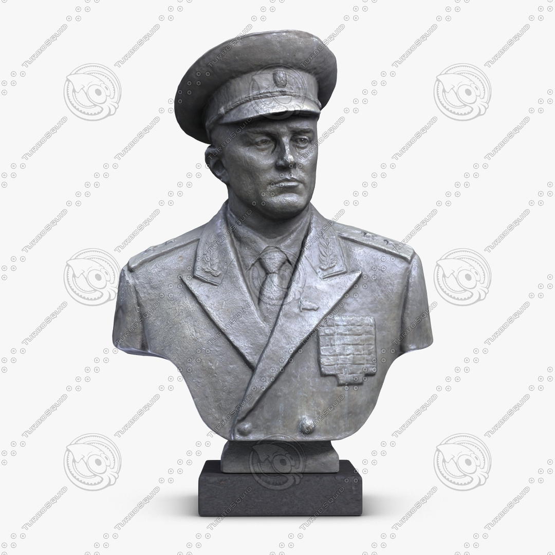 3d Soldier Bust