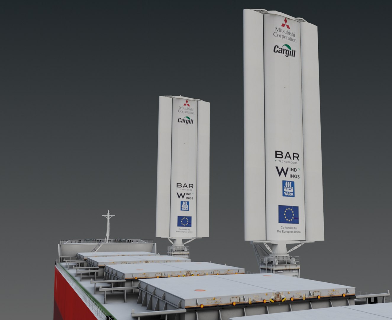 3D Pyxis Wind-powered Bulk Carrier Vessel Model - TurboSquid 2146385