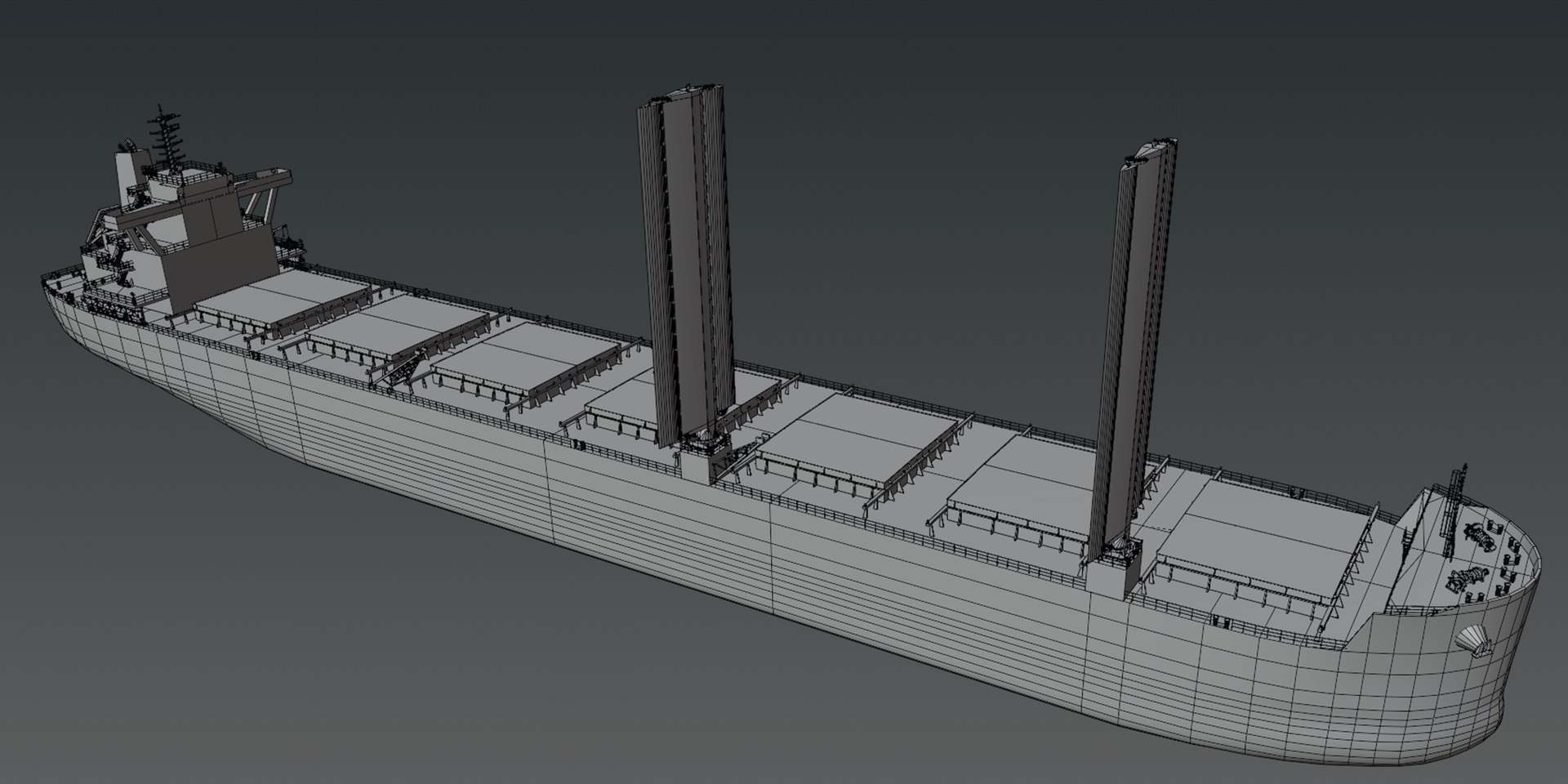 3D Pyxis Wind-powered Bulk Carrier Vessel Model - TurboSquid 2146385