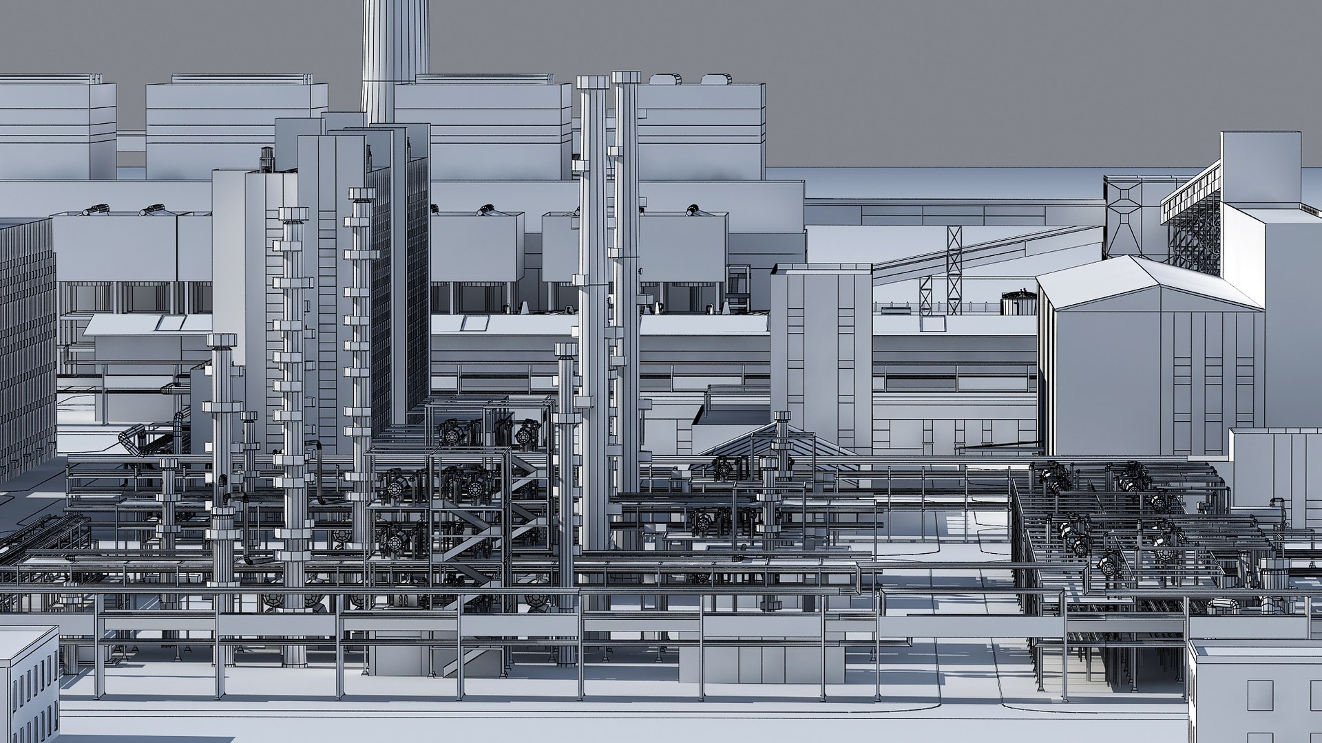 3D Factory Landscape Max - TurboSquid 2087118