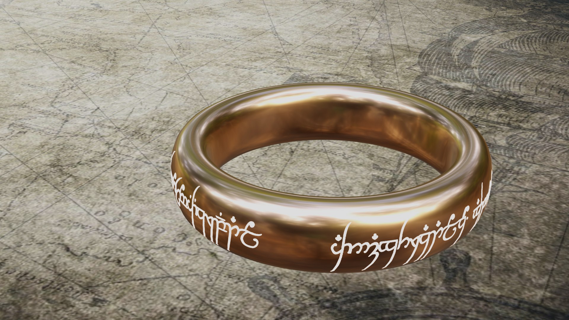 3D The Ring Of Power - TurboSquid 2229596