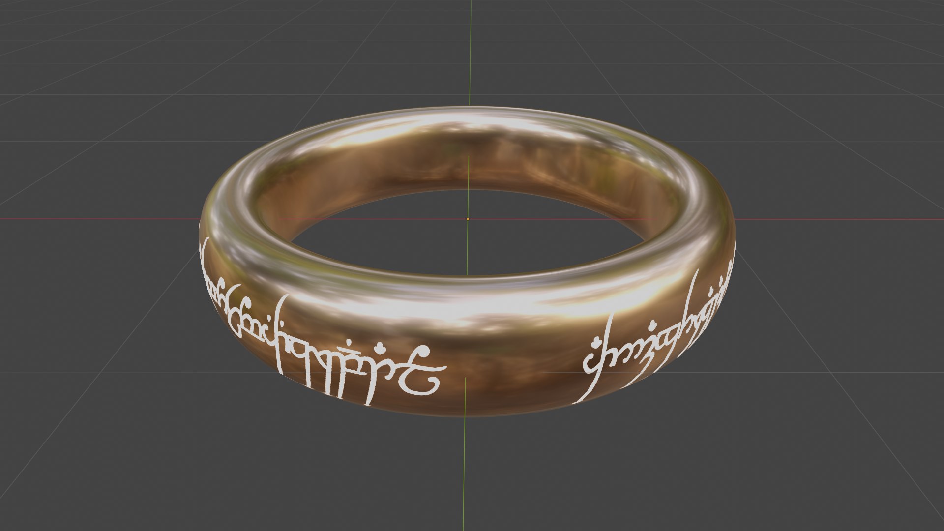 3D The Ring Of Power - TurboSquid 2229596