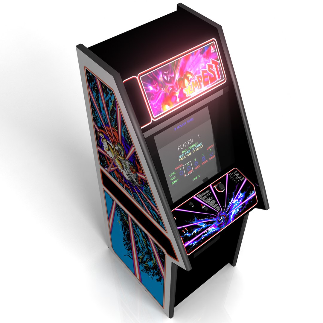 Arcade Tempest 3d Model