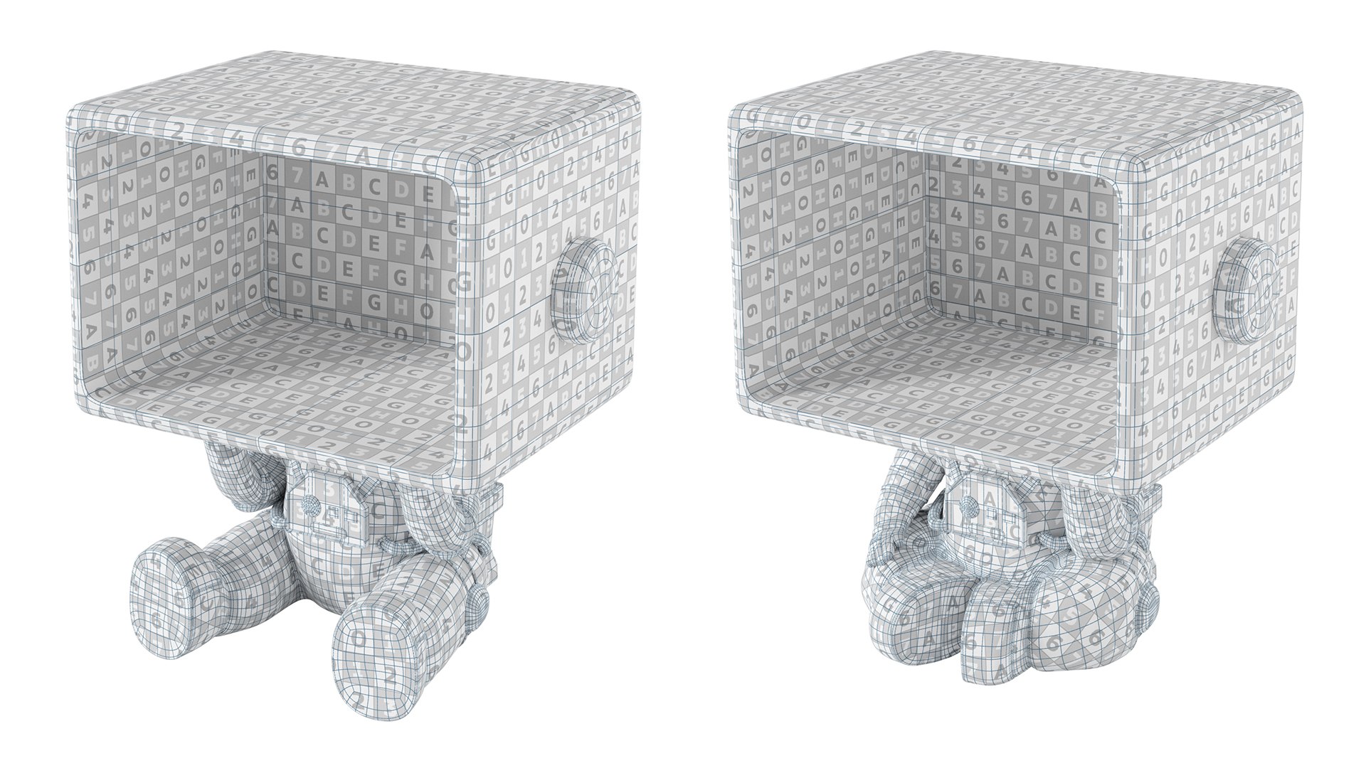 3D Astronaut Bedside Table - TurboSquid 2194050