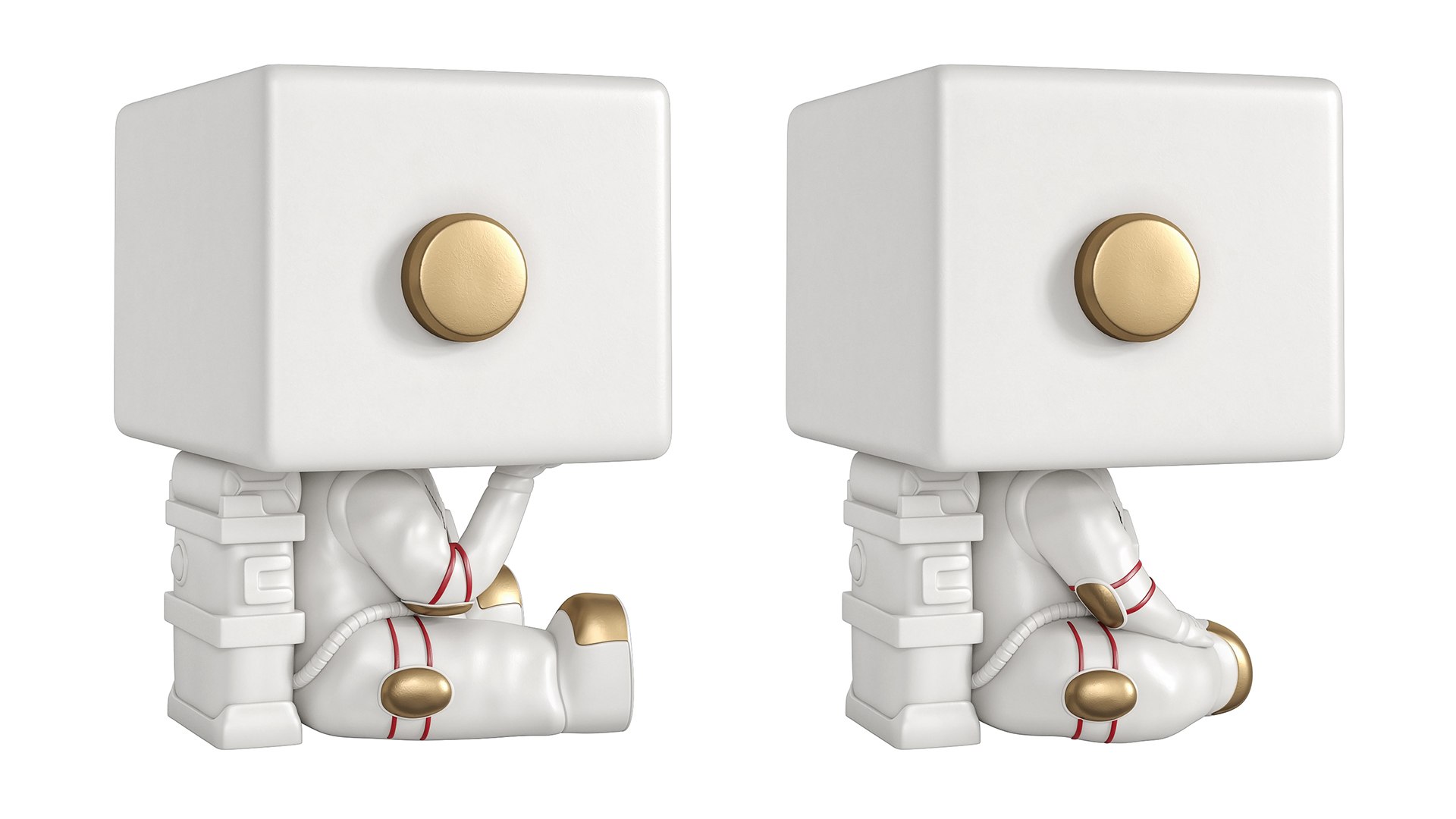3D Astronaut Bedside Table - TurboSquid 2194050