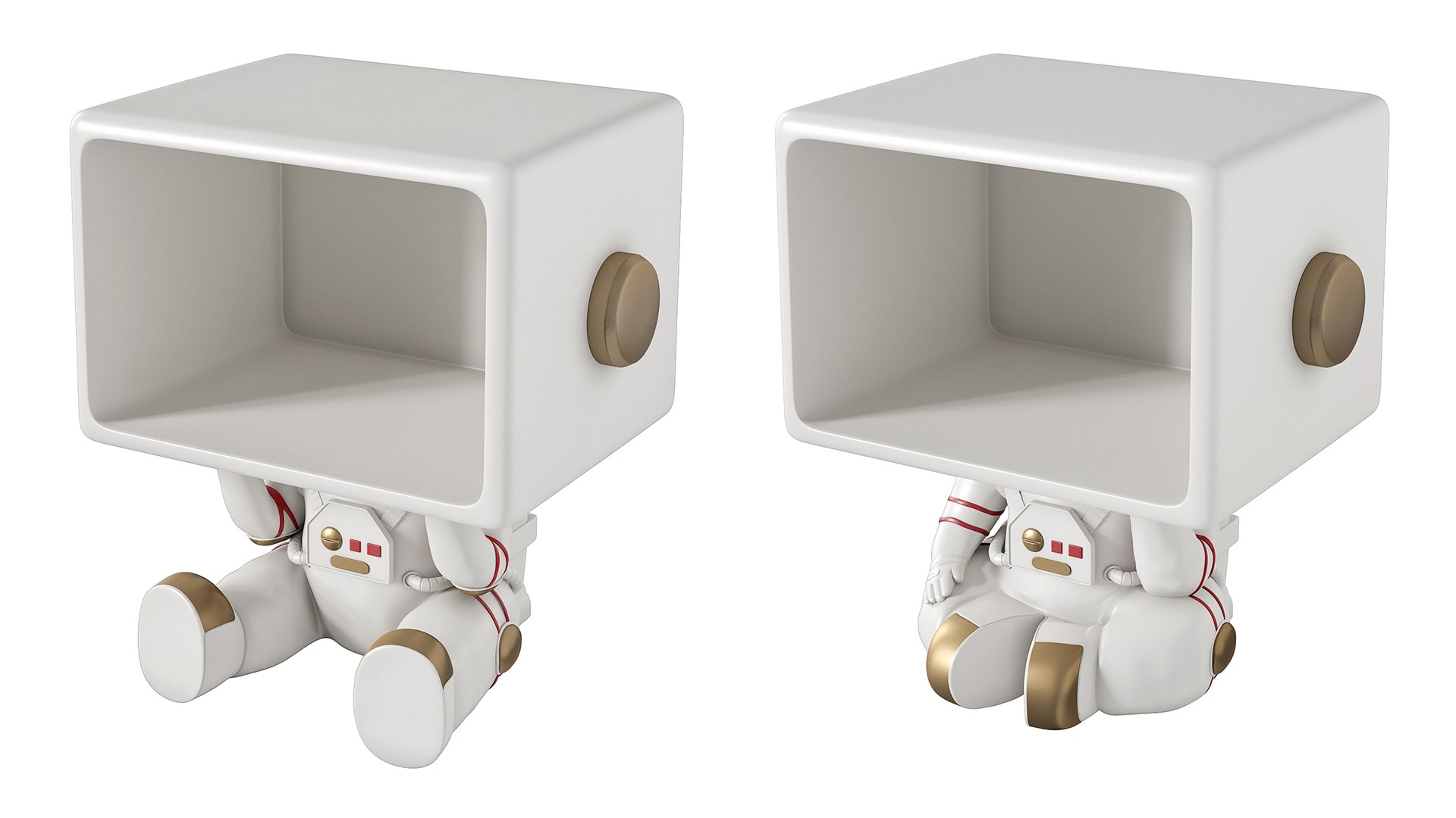 3D Astronaut Bedside Table - TurboSquid 2194050