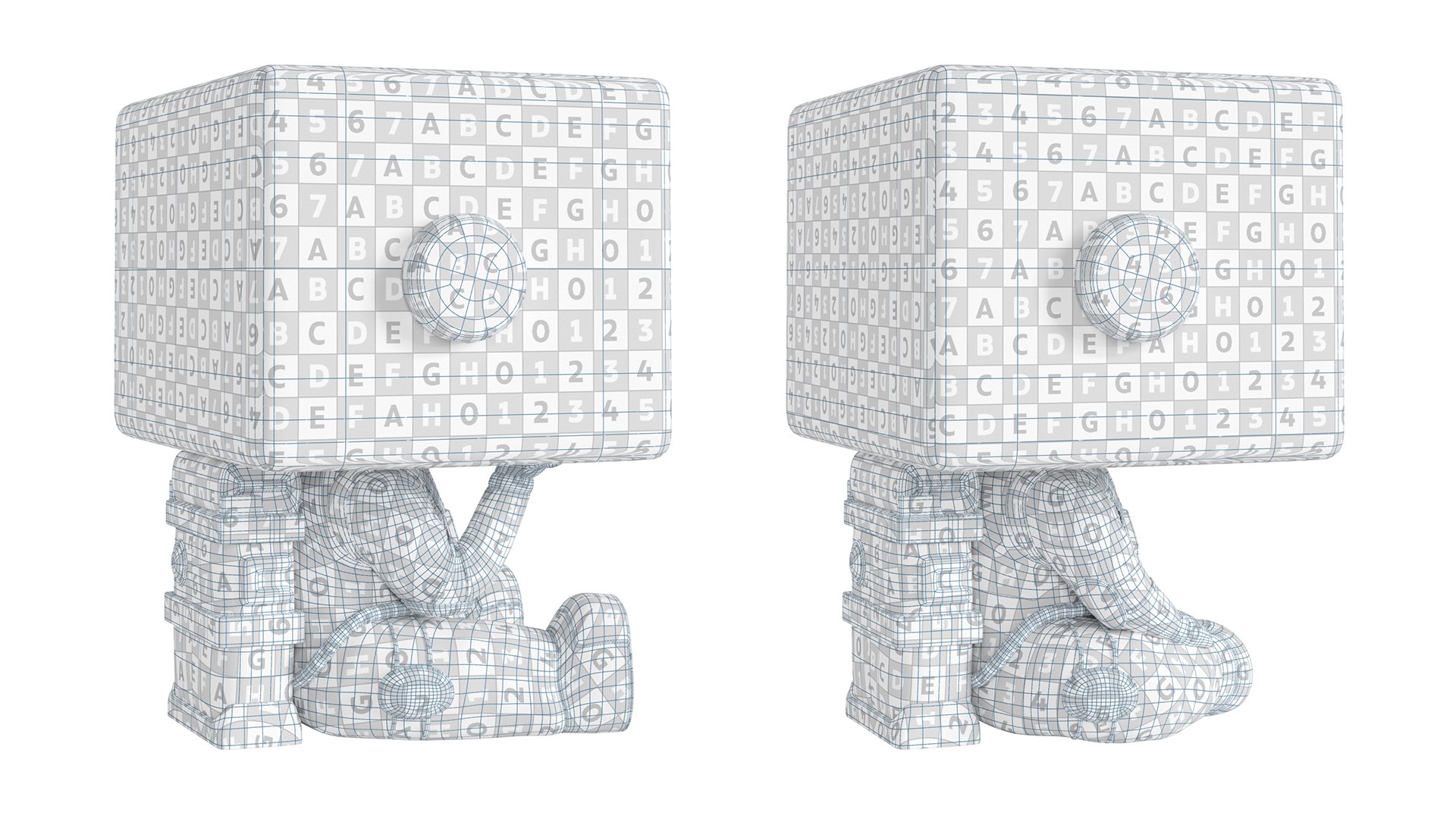 3D Astronaut Bedside Table - TurboSquid 2194050