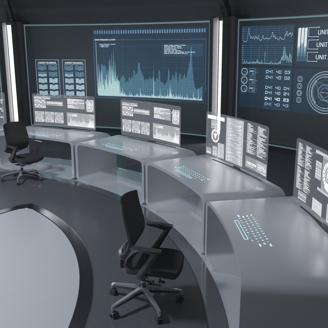 3D Command Room - TurboSquid 1363638