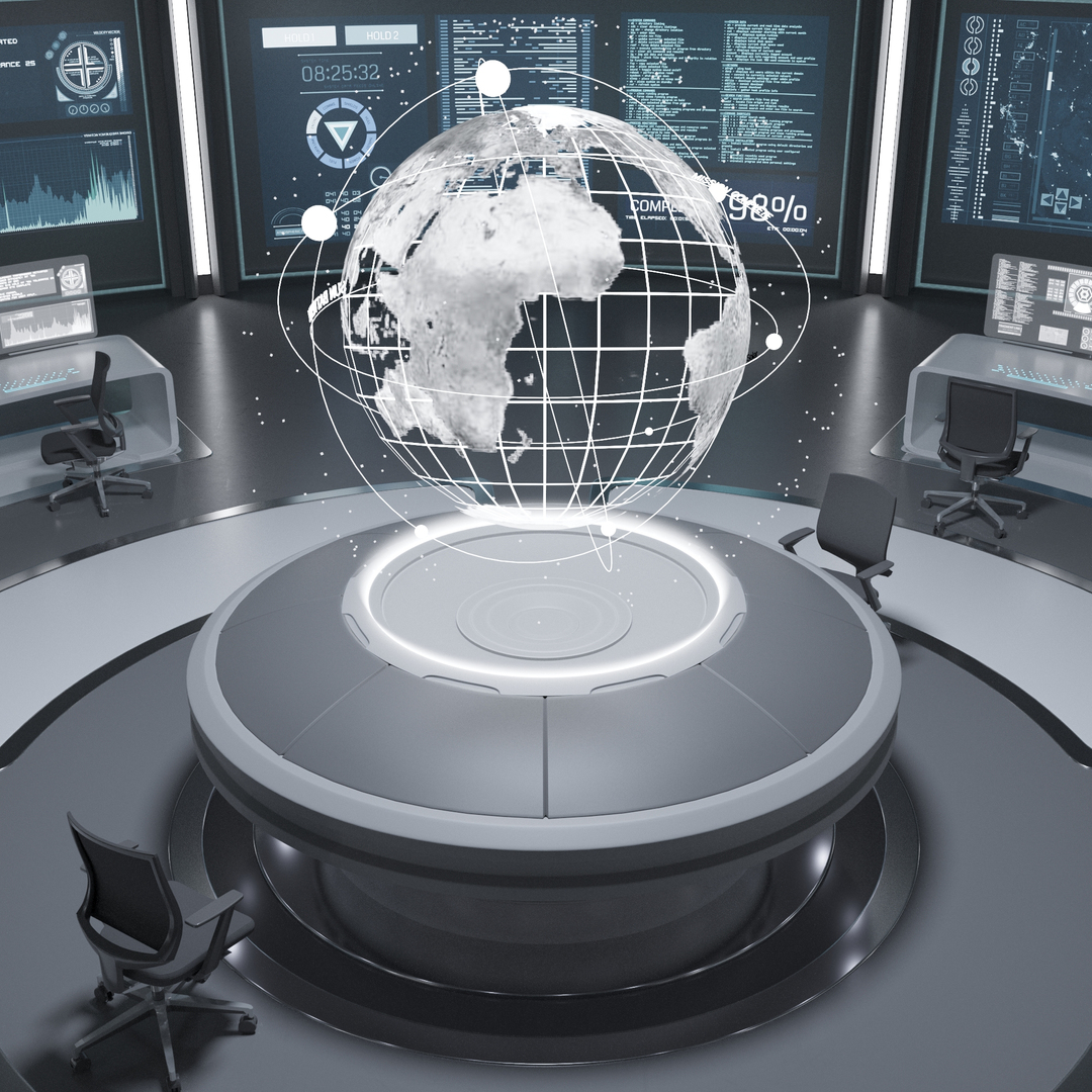 3D command room - TurboSquid 1363638