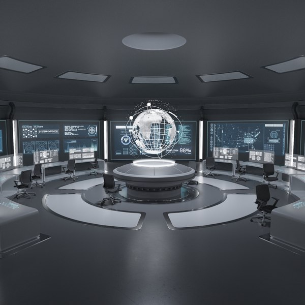 control desk 3d model