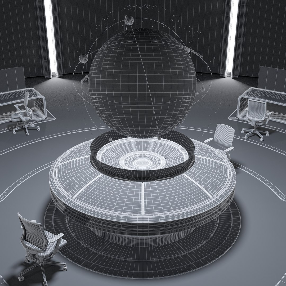 3D Command Room - TurboSquid 1363638