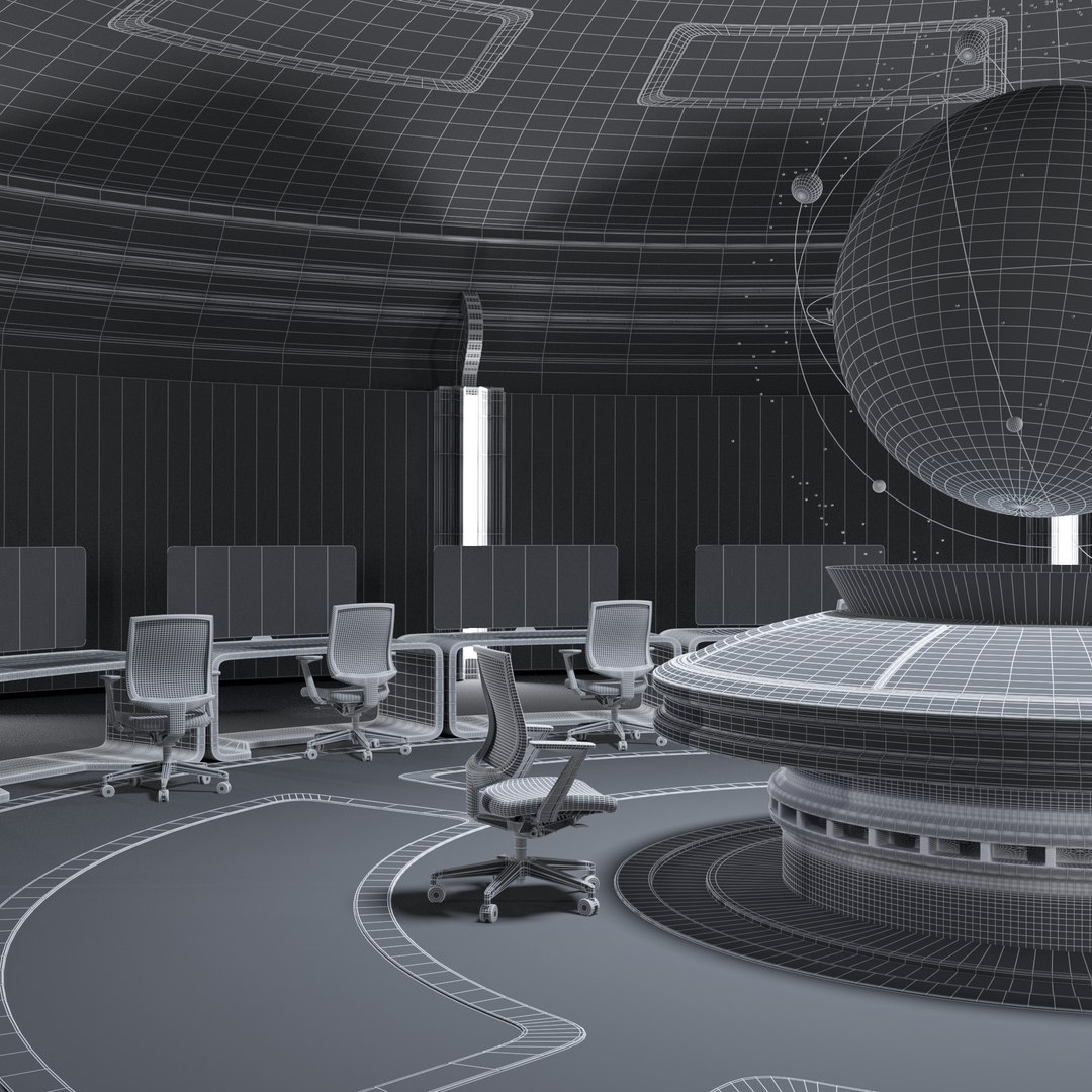 3D Command Room - TurboSquid 1363638