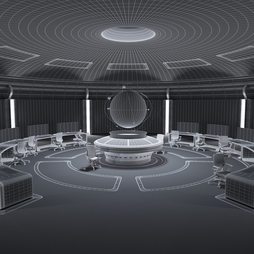 3D Command Room - TurboSquid 1363638