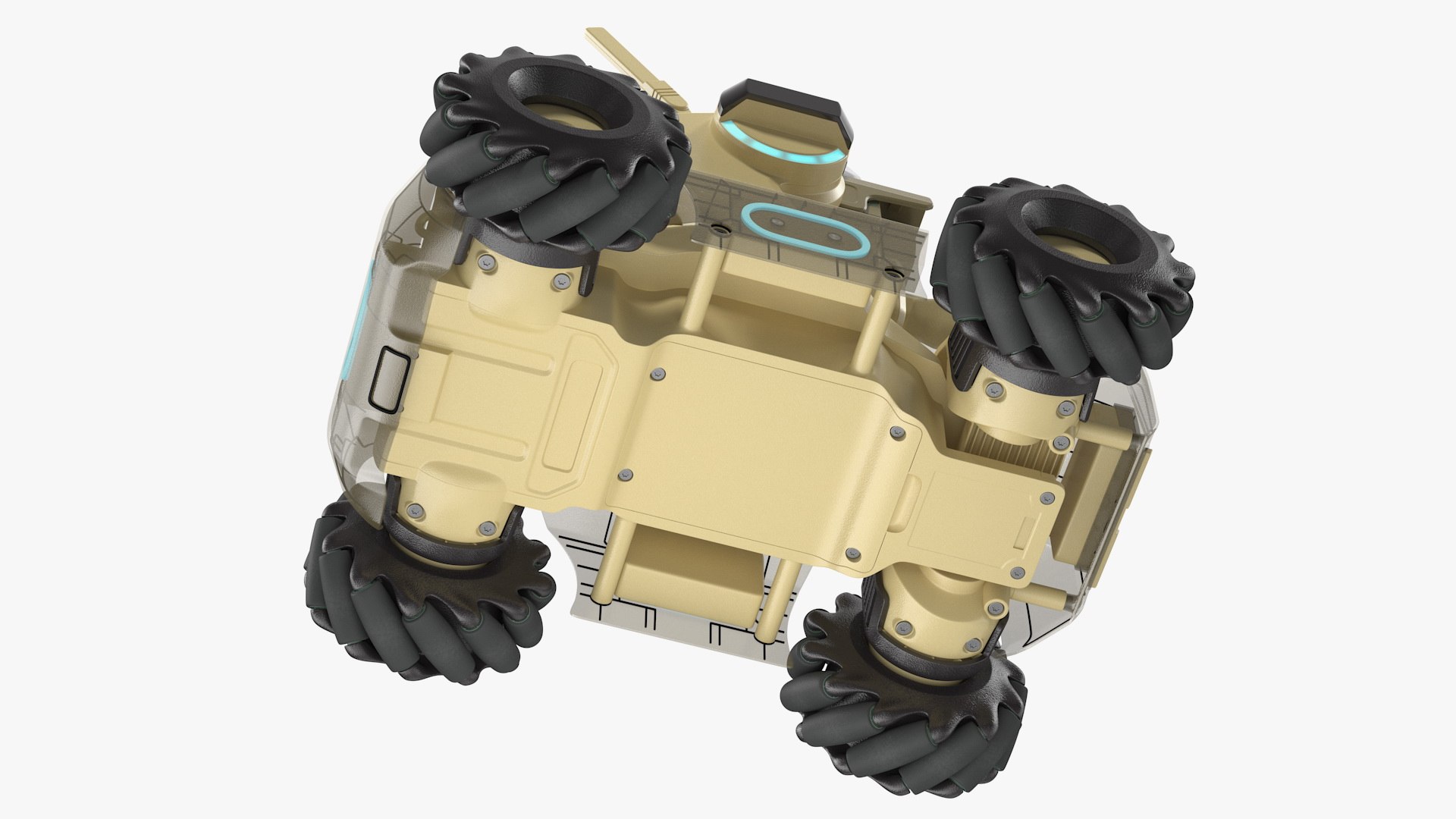 3D Mini Tank Drone Rigged Model - TurboSquid 1657666