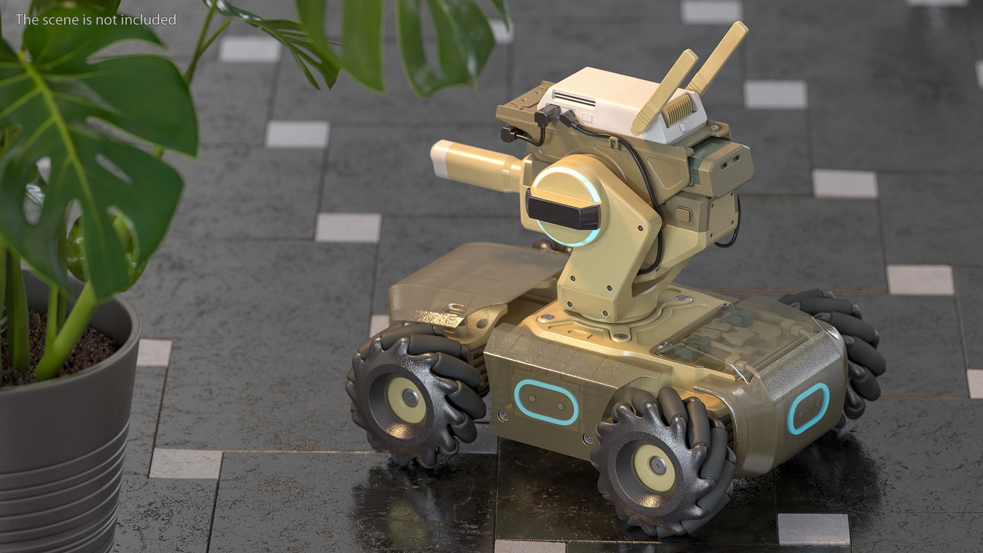 3D Mini Tank Drone Rigged Model - TurboSquid 1657666