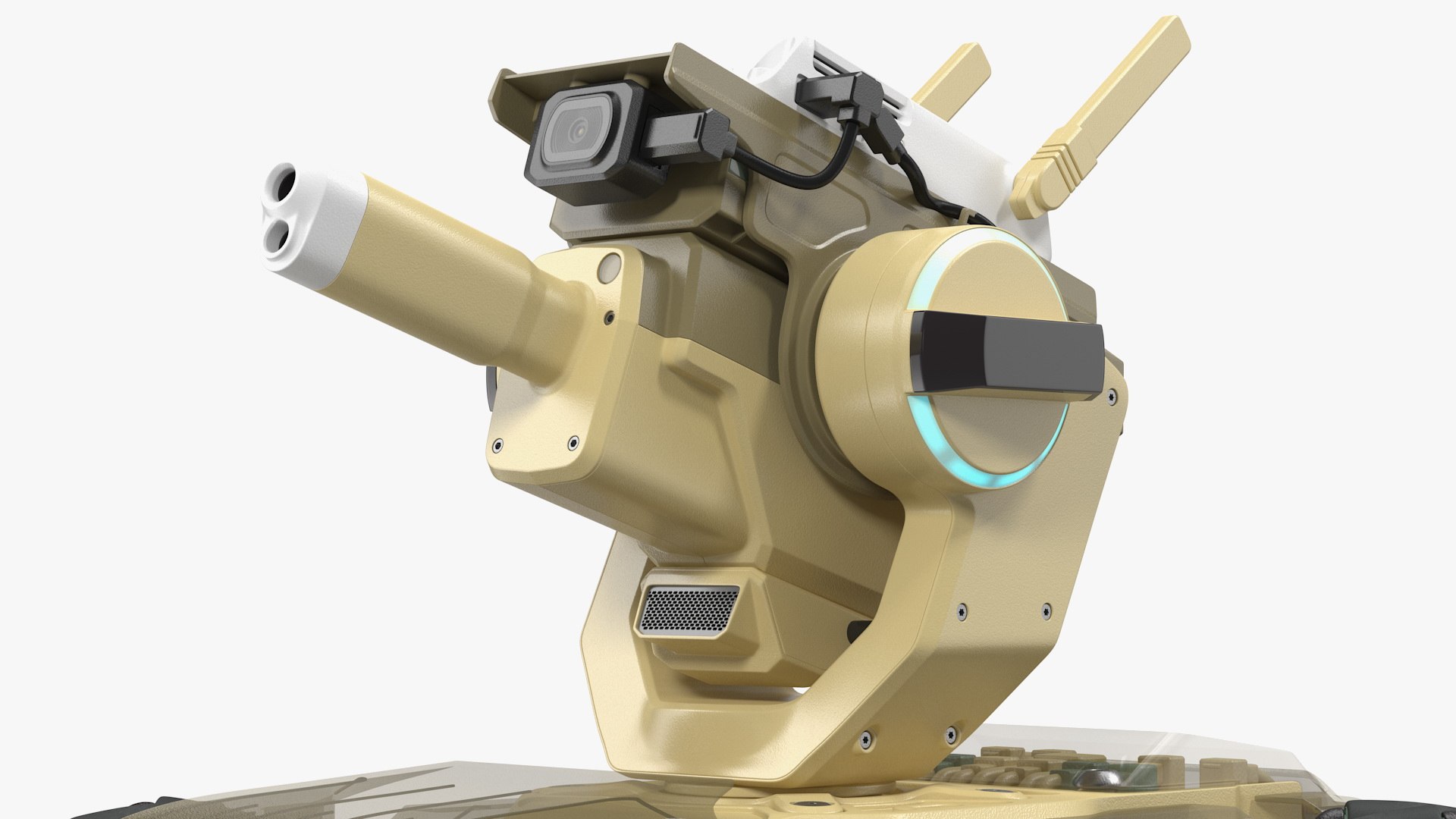 3D Mini Tank Drone Rigged Model - TurboSquid 1657666