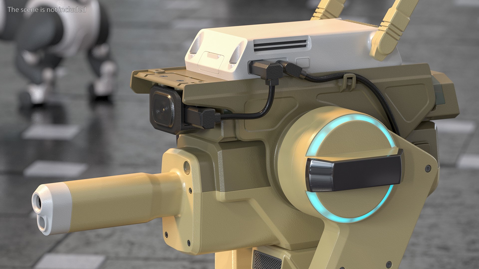 3D Mini Tank Drone Rigged Model - TurboSquid 1657666