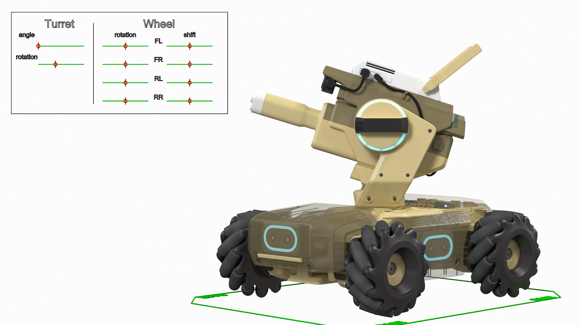 3D Mini Tank Drone Rigged Model - TurboSquid 1657666