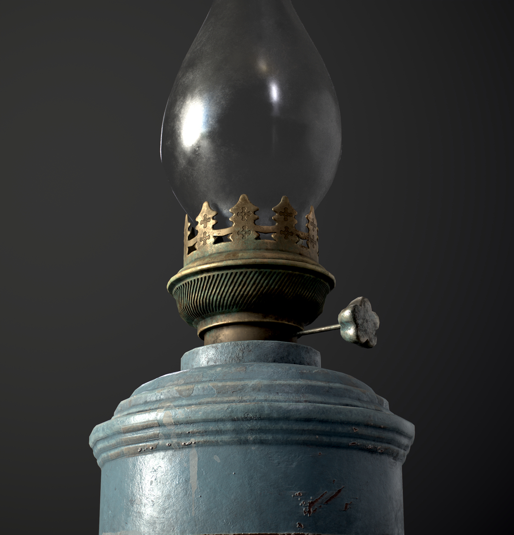 modelo 3d Lámpara de queroseno vieja 4K - TurboSquid 1760475
