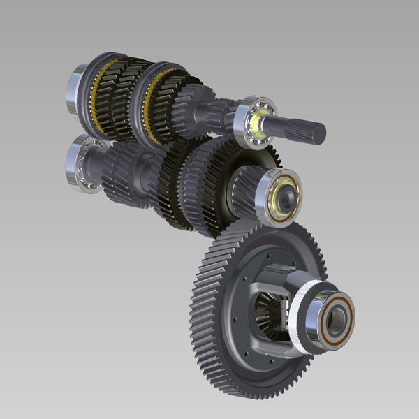 3D hewland ld 200 gear box model - TurboSquid 1657103