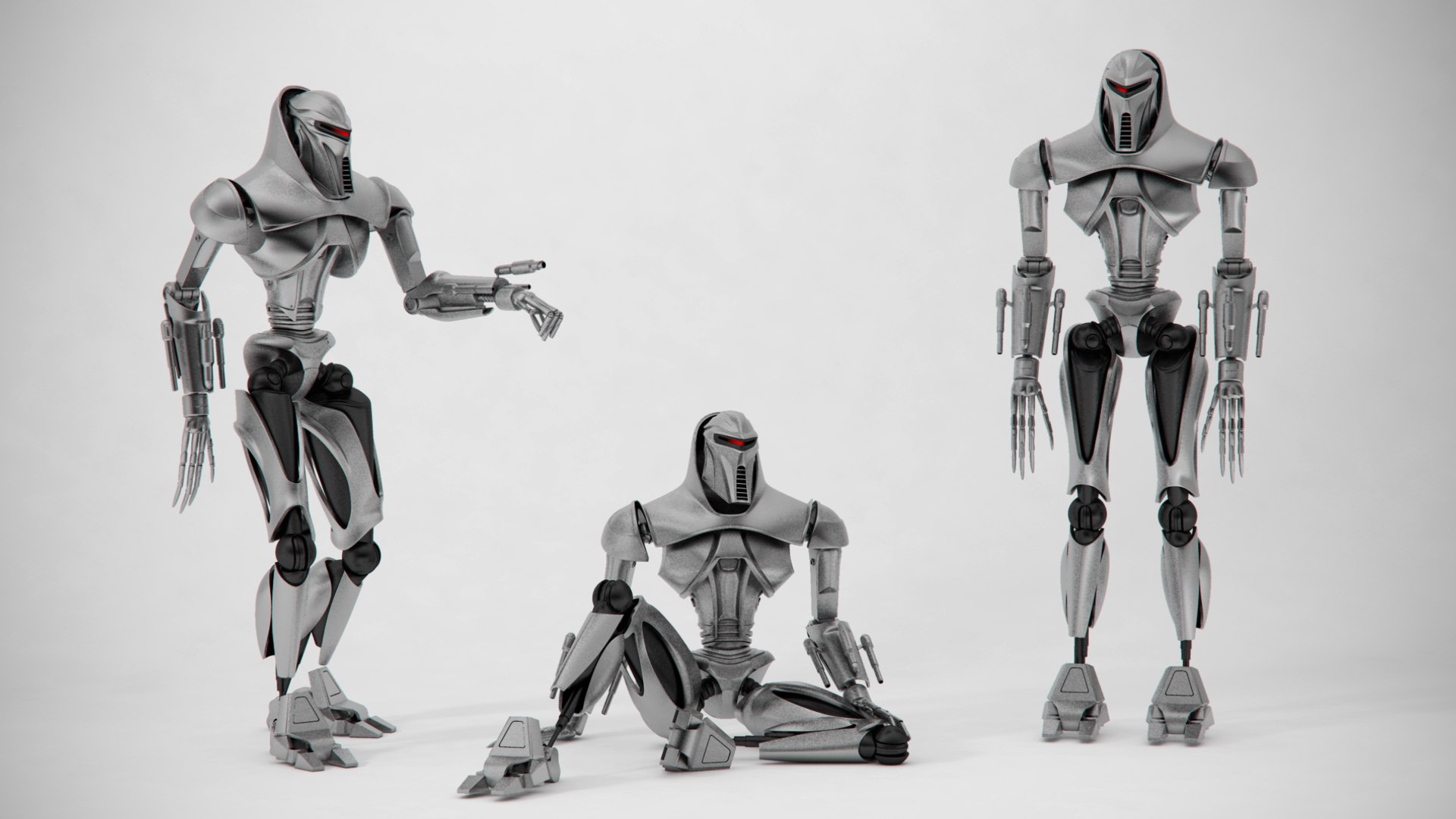 3d Model Cylon Centurion