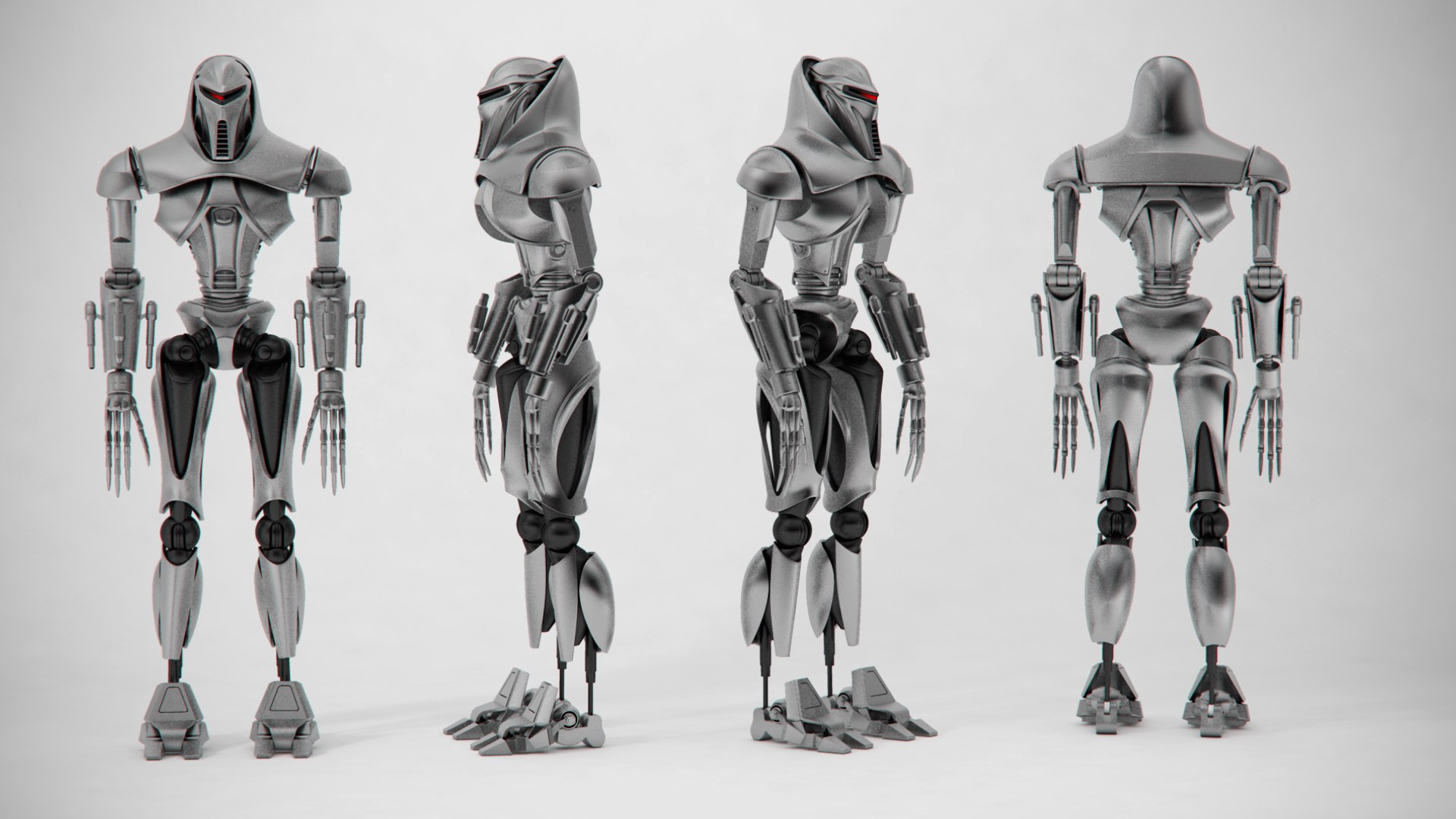 3d Model Cylon Centurion