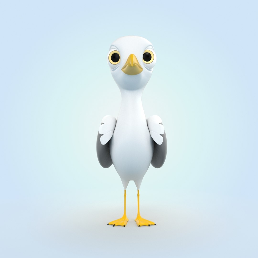 3D Model Seagull - TurboSquid 1952391