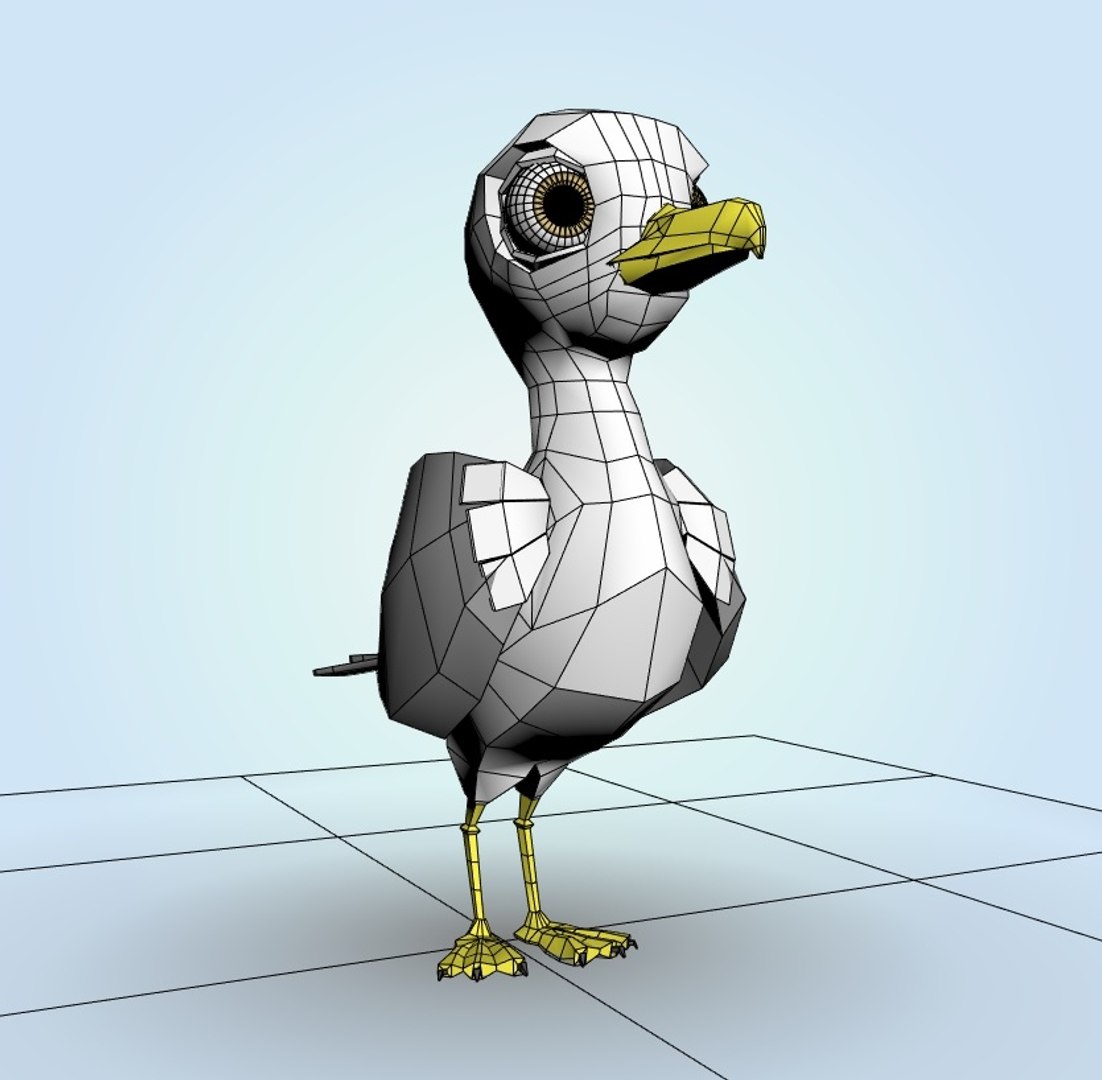 3D Model Seagull - TurboSquid 1952391