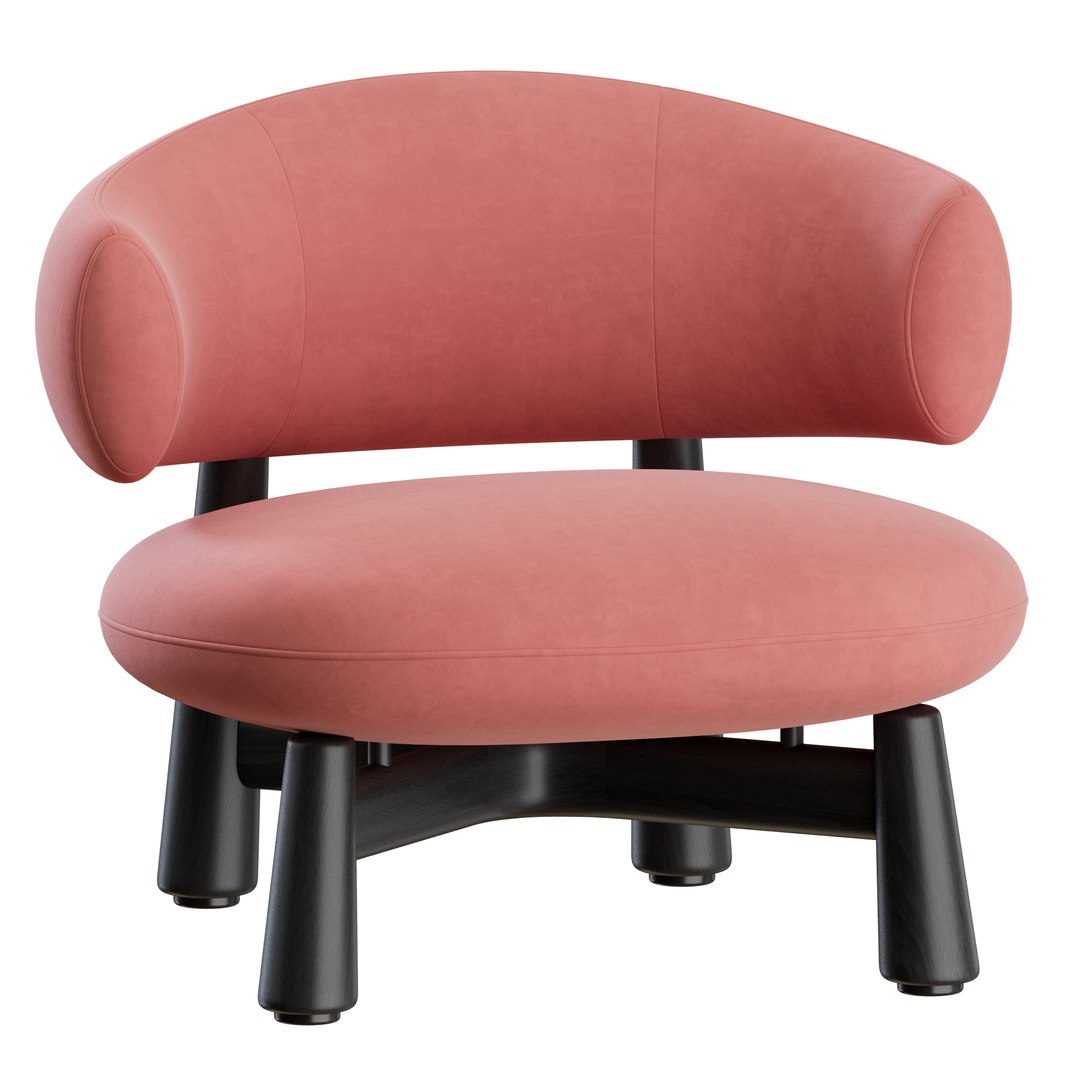 Olaf Armchair By Baxter 3D Model - TurboSquid 2275747