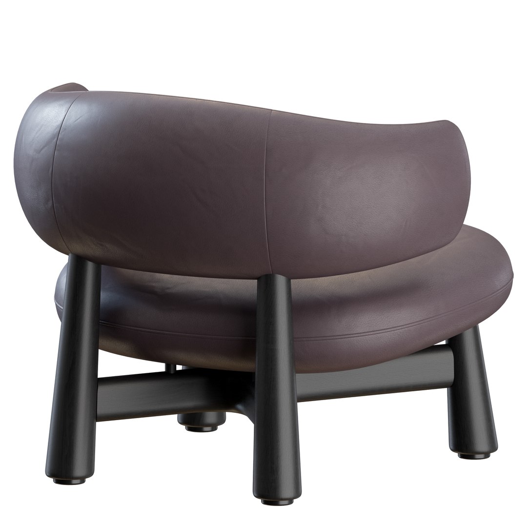 Olaf Armchair By Baxter 3D Model - TurboSquid 2275747