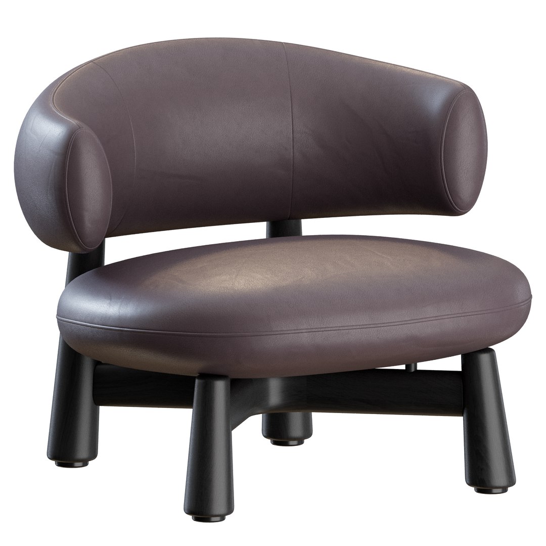 Olaf Armchair By Baxter 3D Model - TurboSquid 2275747