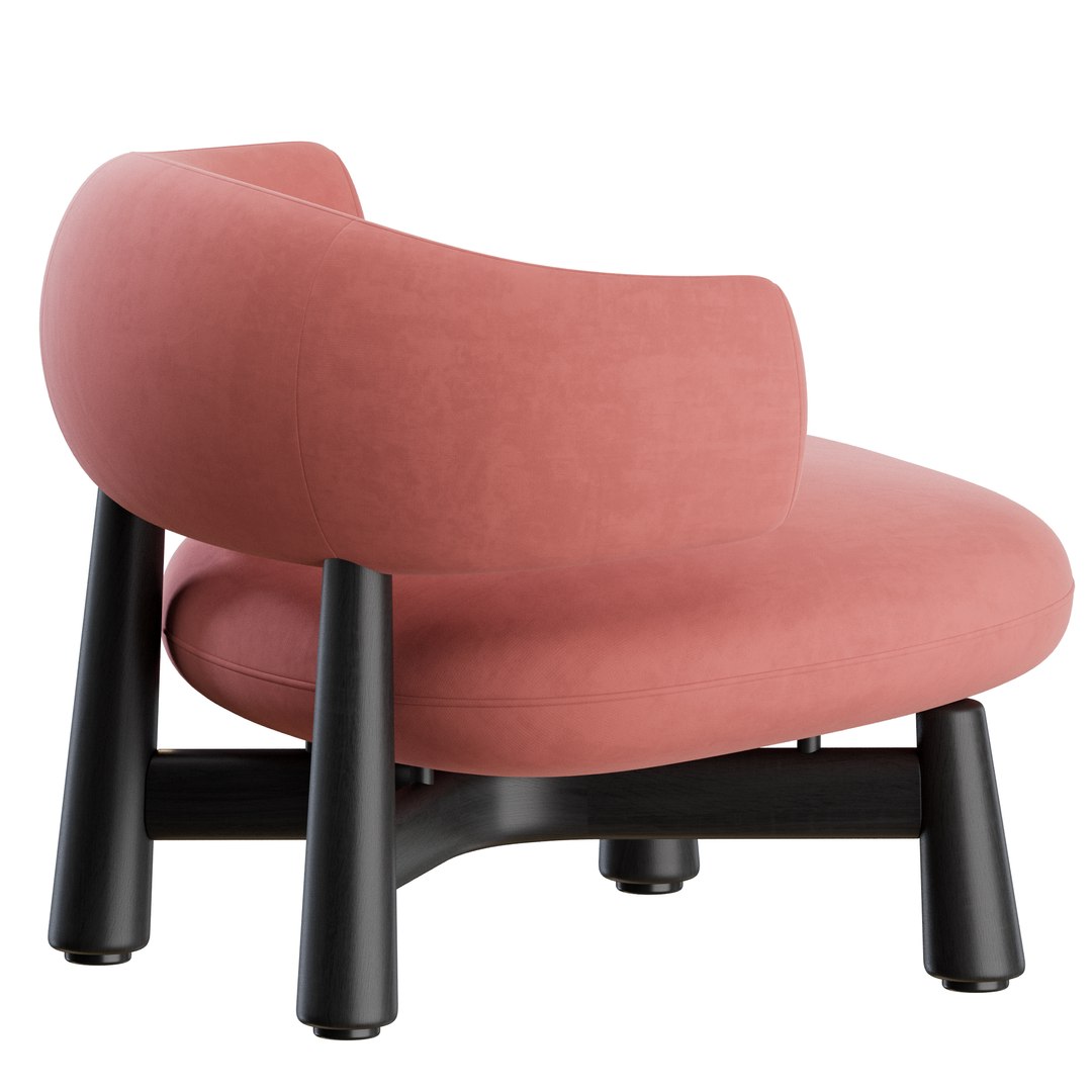 Olaf Armchair By Baxter 3D Model - TurboSquid 2275747