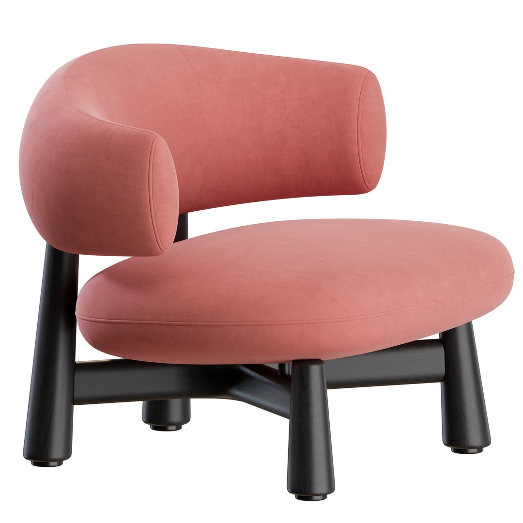 Olaf Armchair By Baxter 3D Model - TurboSquid 2275747