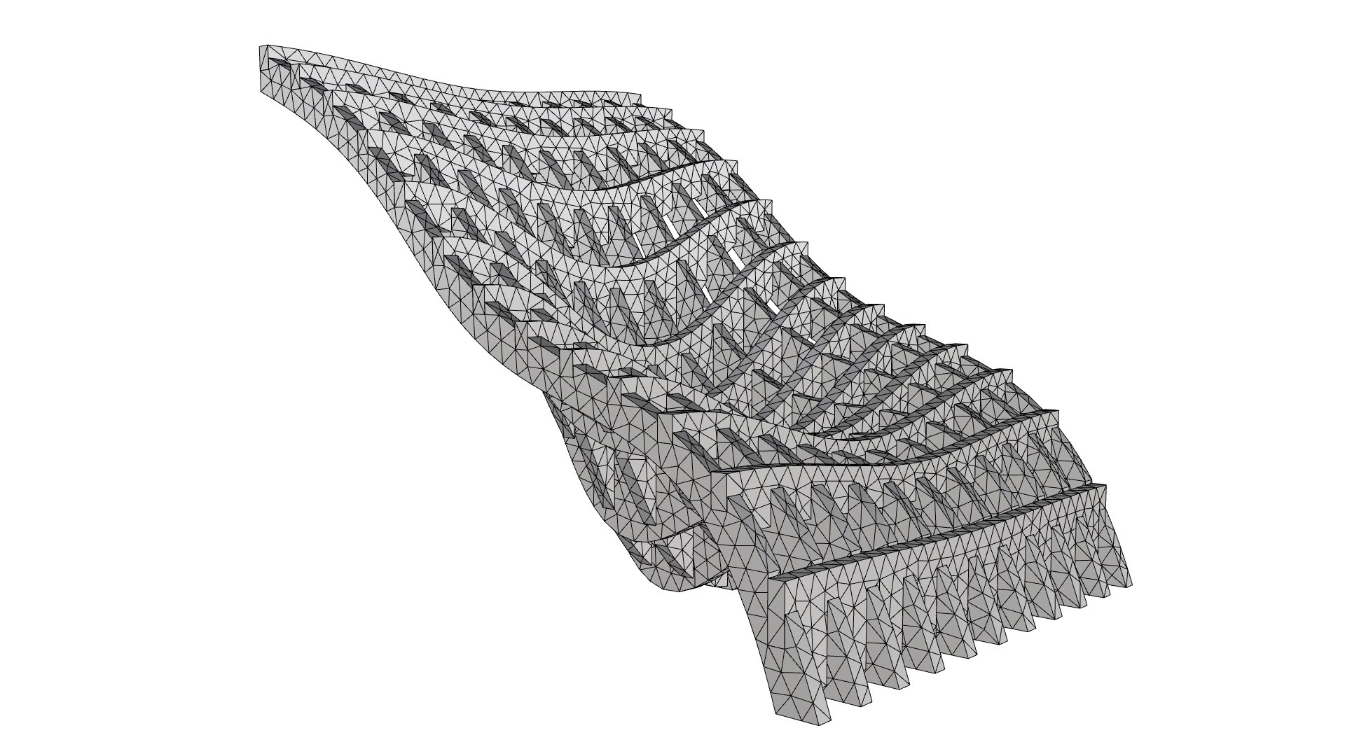 3D Modern Waffle Chair - TurboSquid 2163849