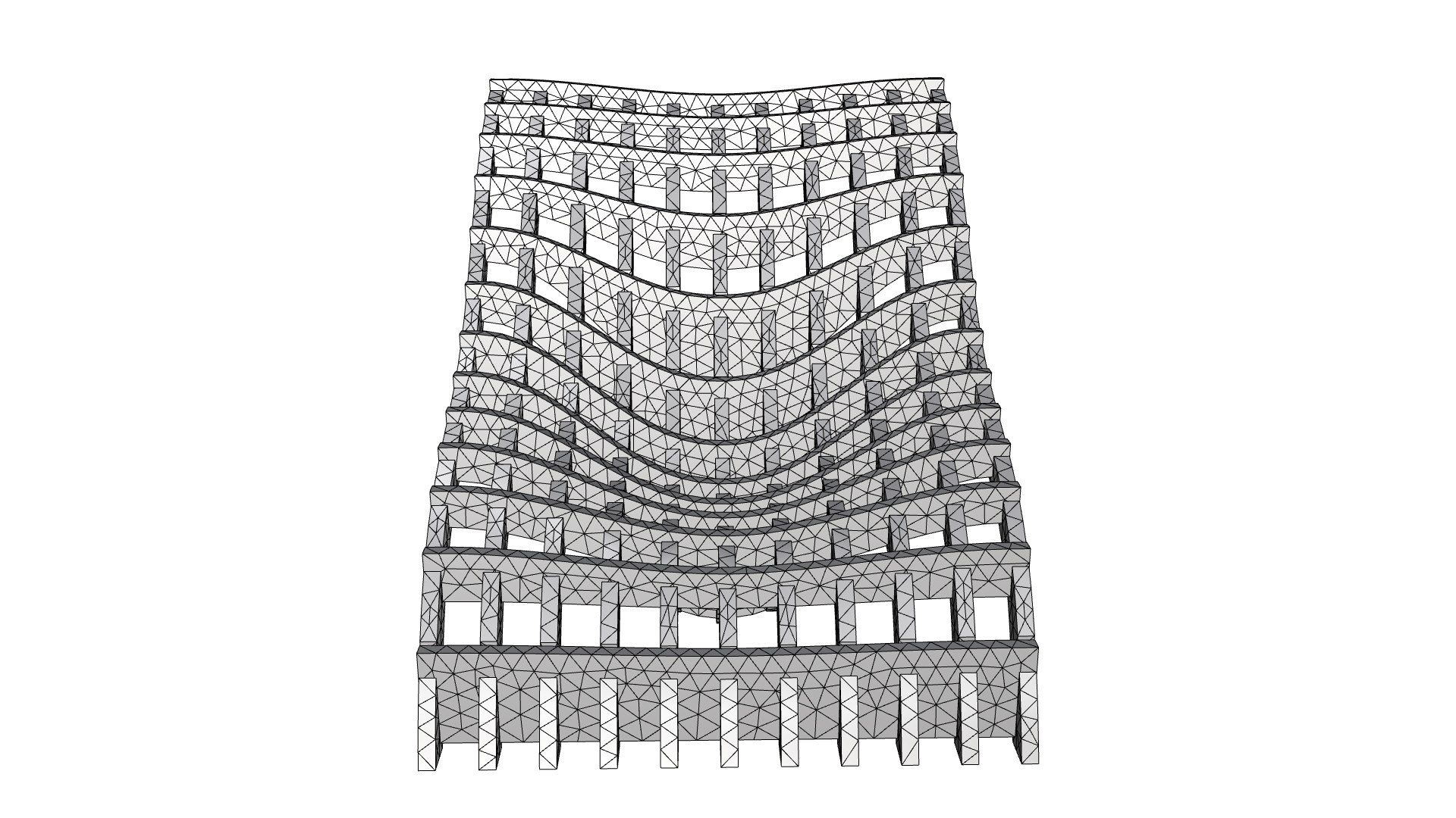 3D Modern Waffle Chair - TurboSquid 2163849