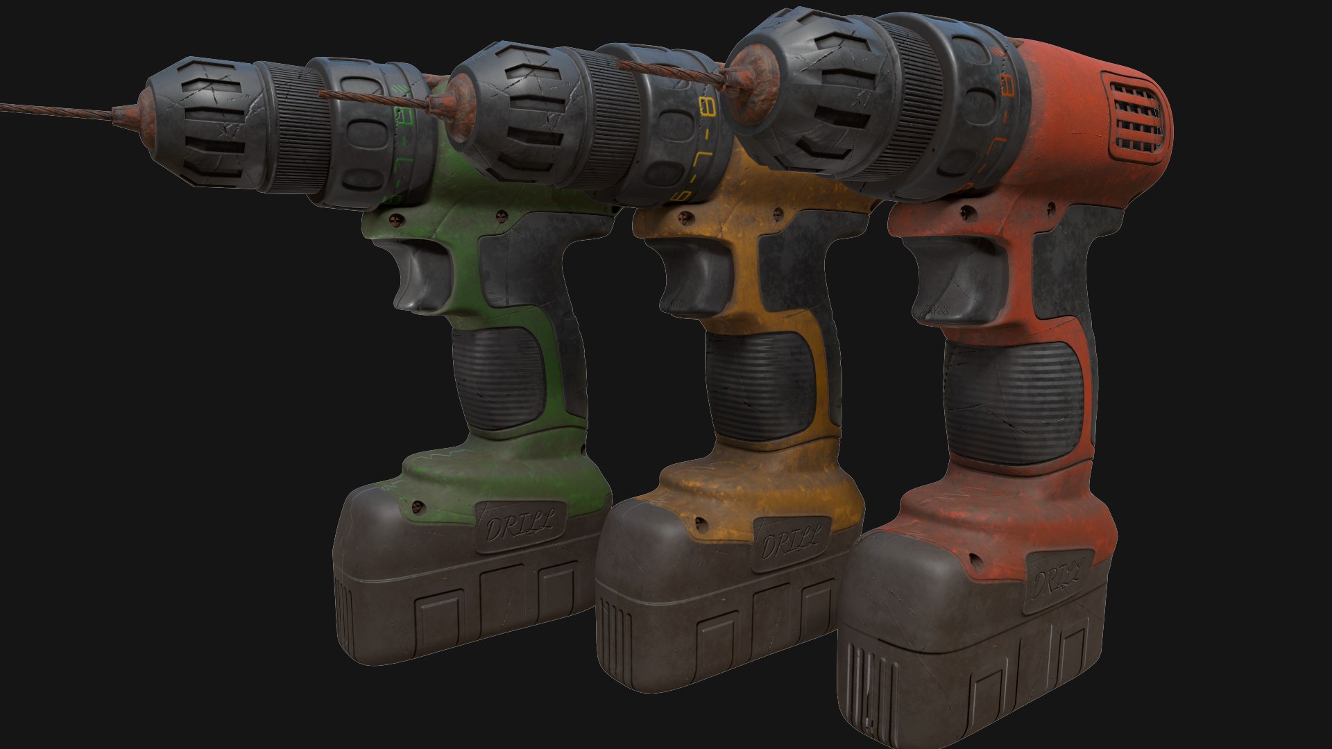 3D Hand Drill Machine - TurboSquid 2216712