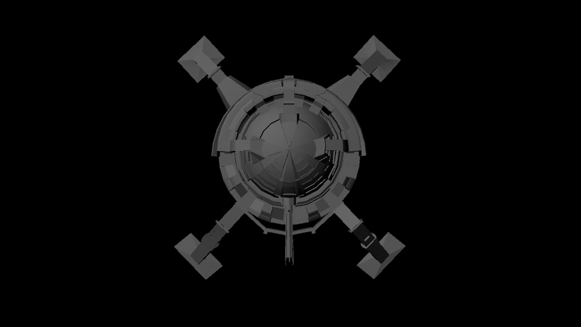 3d Turret Robot Model