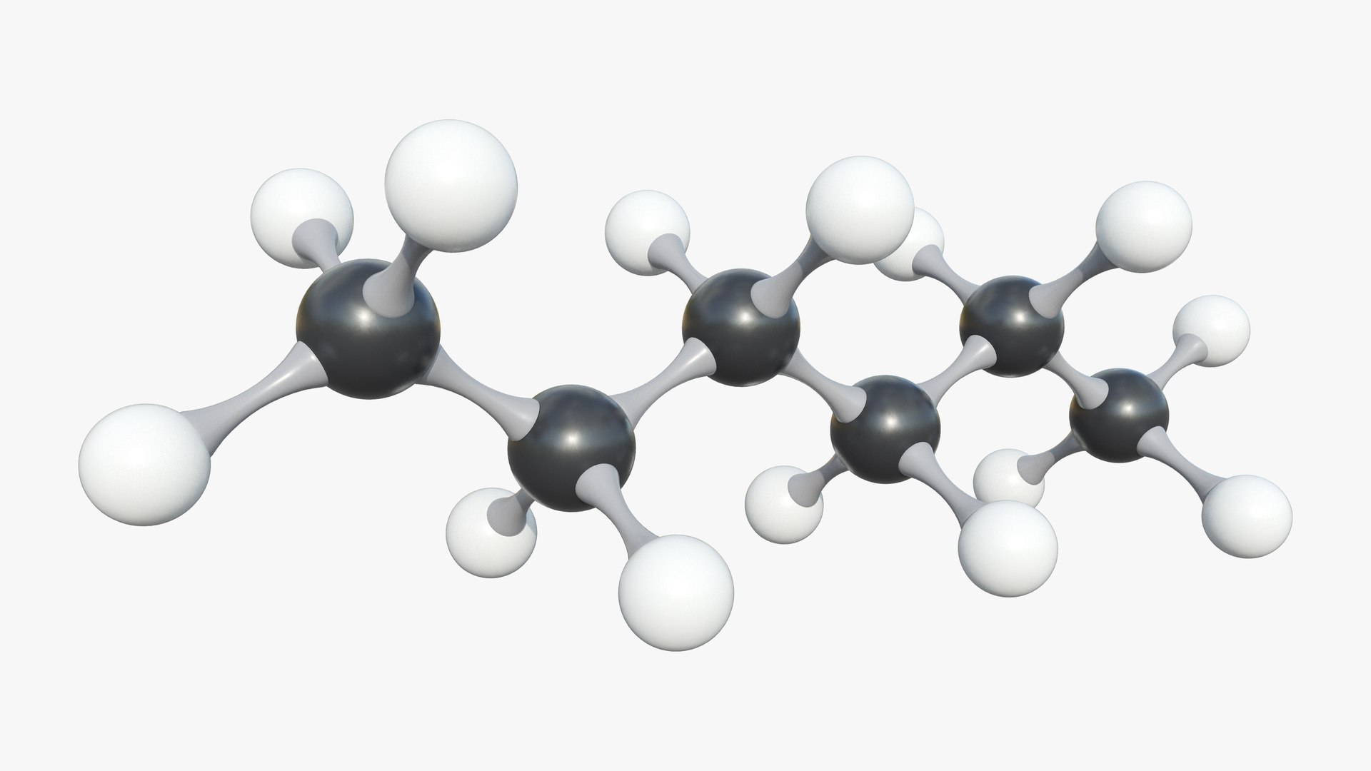 Hexane Molecule With PBR 4K 8K Model 3D - TurboSquid 1943868