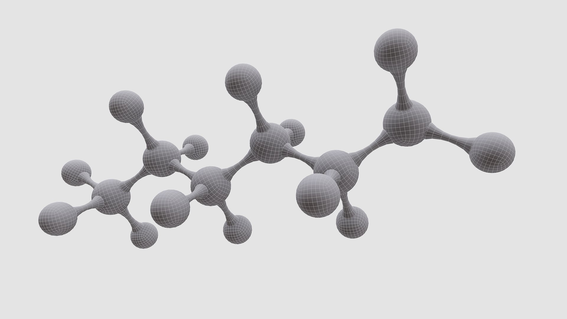 3D Hexane Molecule With PBR 4K 8K Model - TurboSquid 1943868