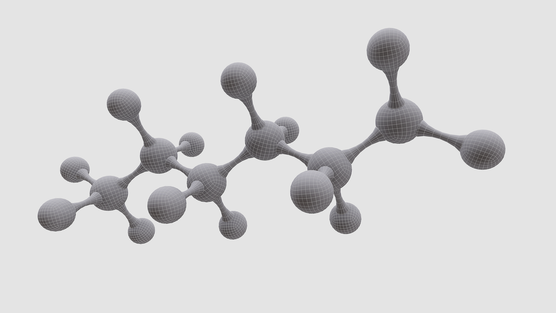 3D Hexane Molecule With PBR 4K 8K model - TurboSquid 1943868