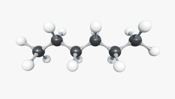 3D Hexane Molecule With PBR 4K 8K model - TurboSquid 1943868