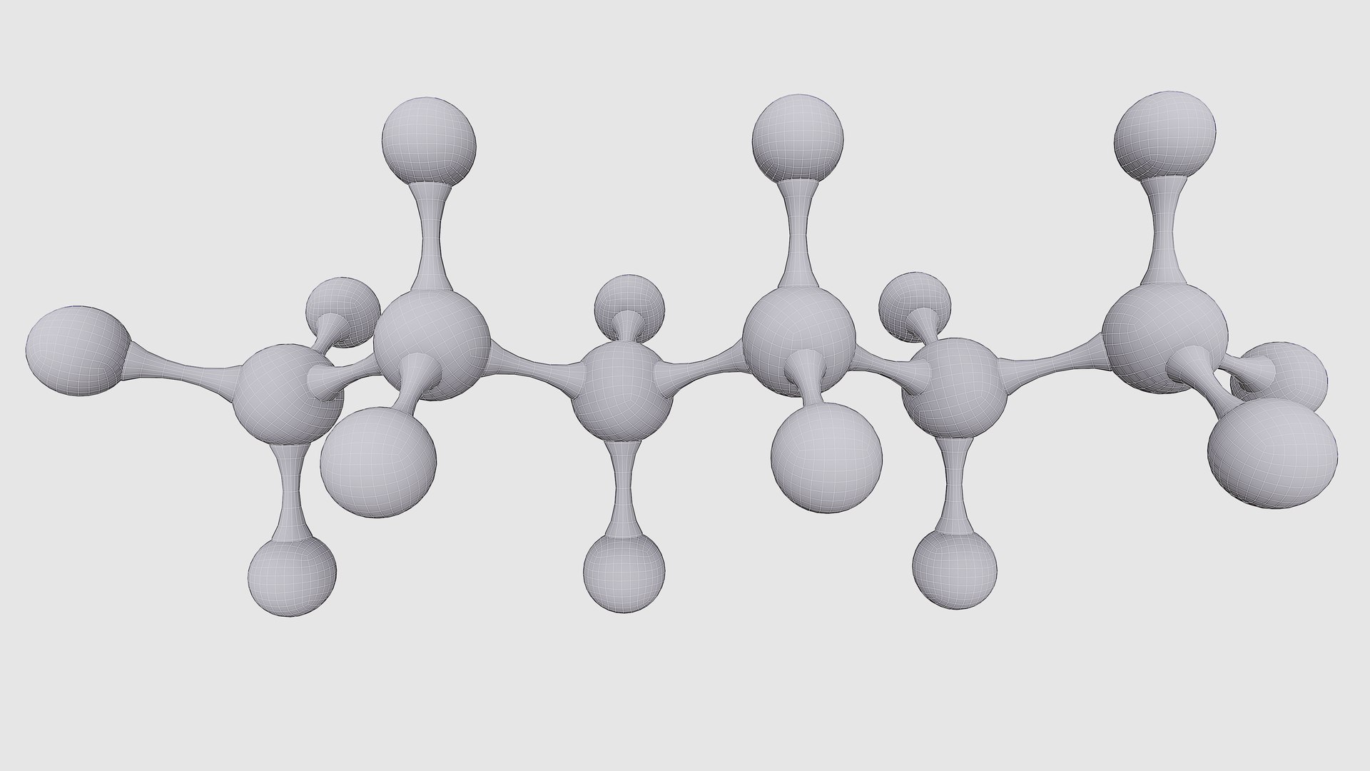 3D Hexane Molecule With PBR 4K 8K Model - TurboSquid 1943868
