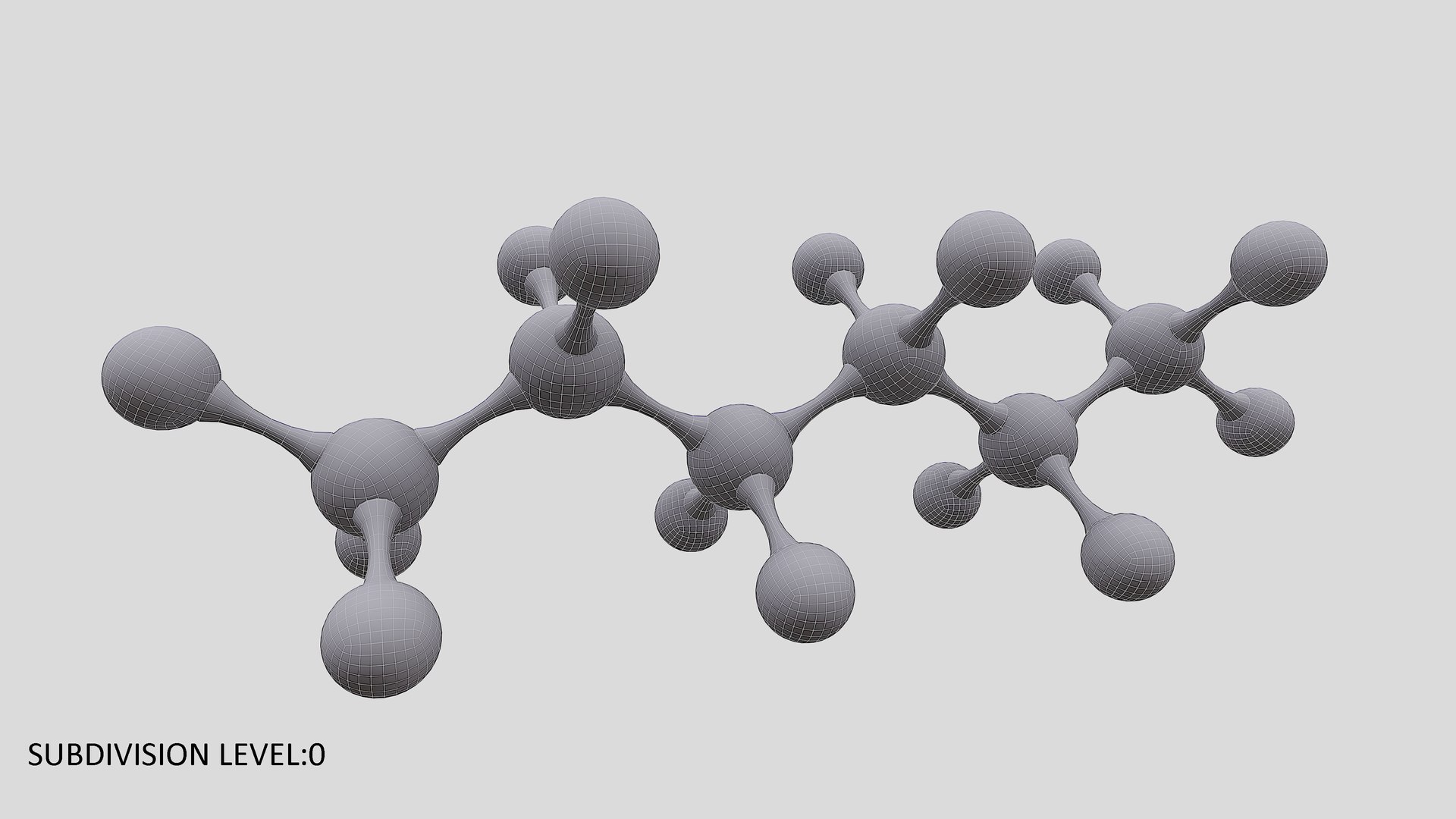 3D Hexane Molecule With PBR 4K 8K Model - TurboSquid 1943868