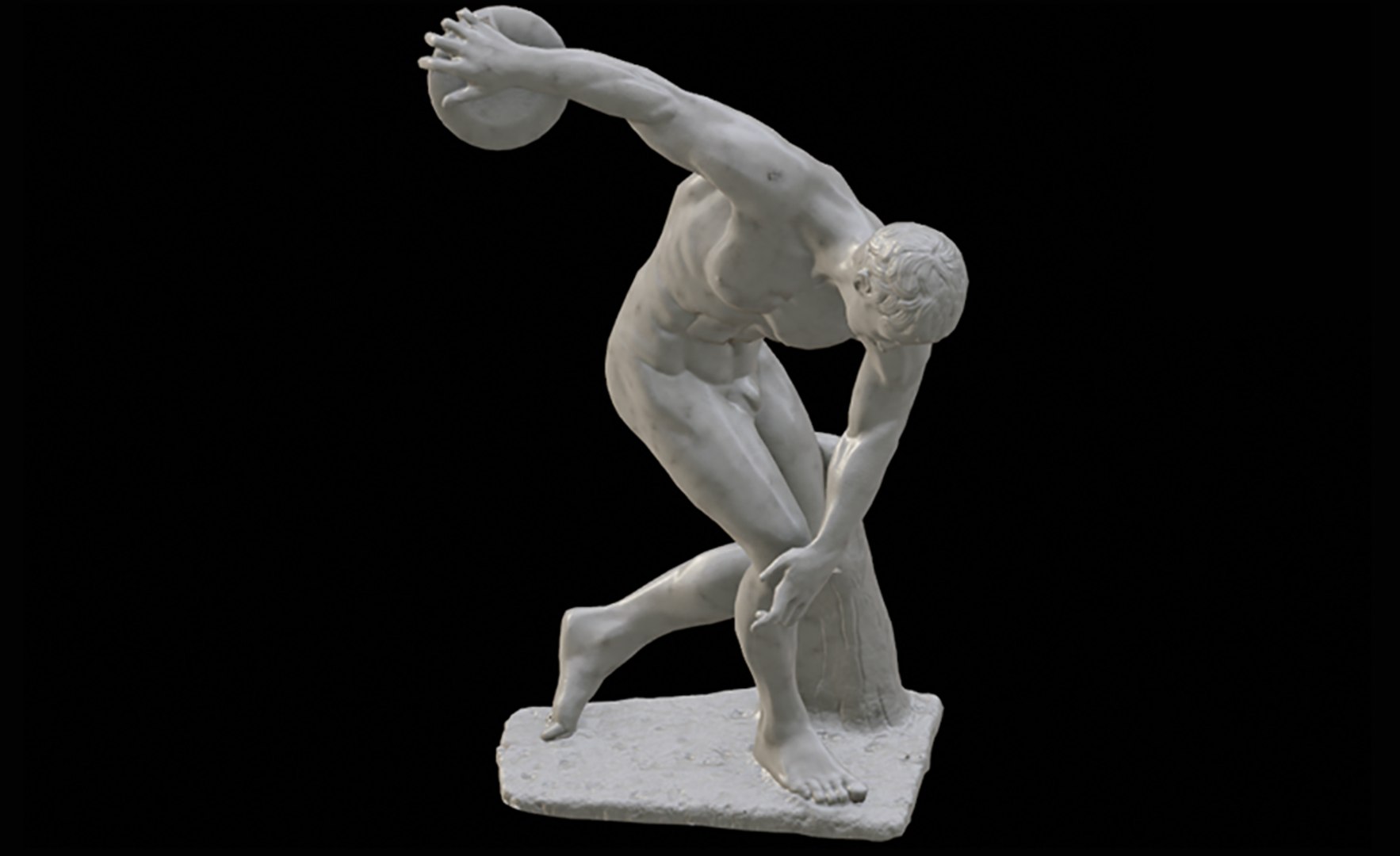 3D Statue Discobolus Model - TurboSquid 1559486