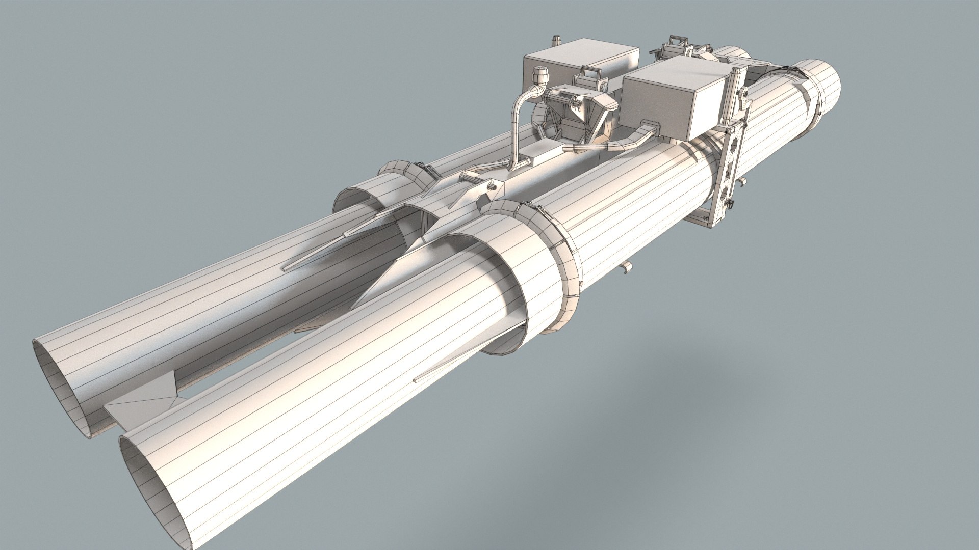 Missile Launcher BGM-71D TOW-2 X2 3D Model - TurboSquid 2097700