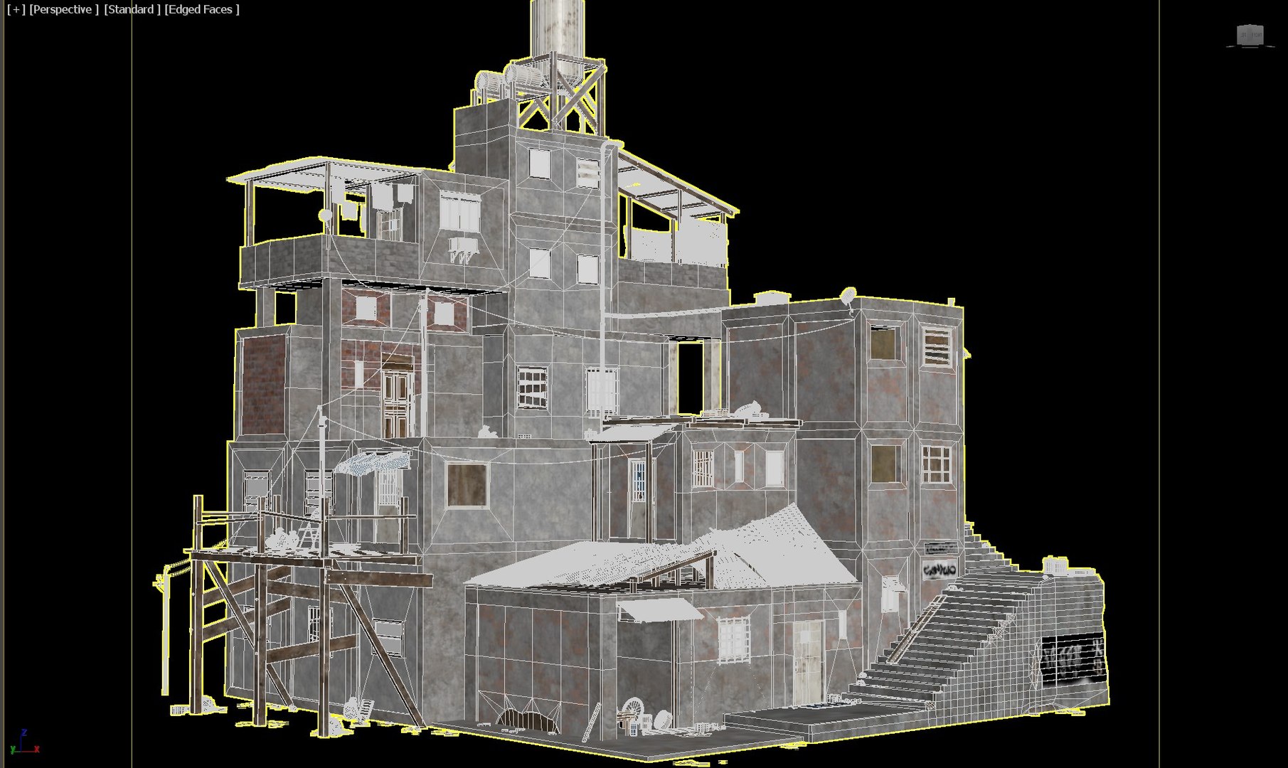 3D Model India Slum Area - TurboSquid 2251493